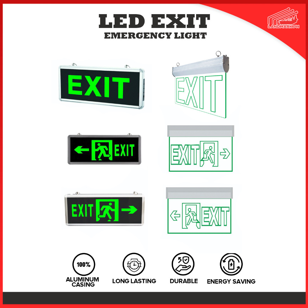 LED Emergency Light / Signage /Led Exit Signage / Emergency Signage ...