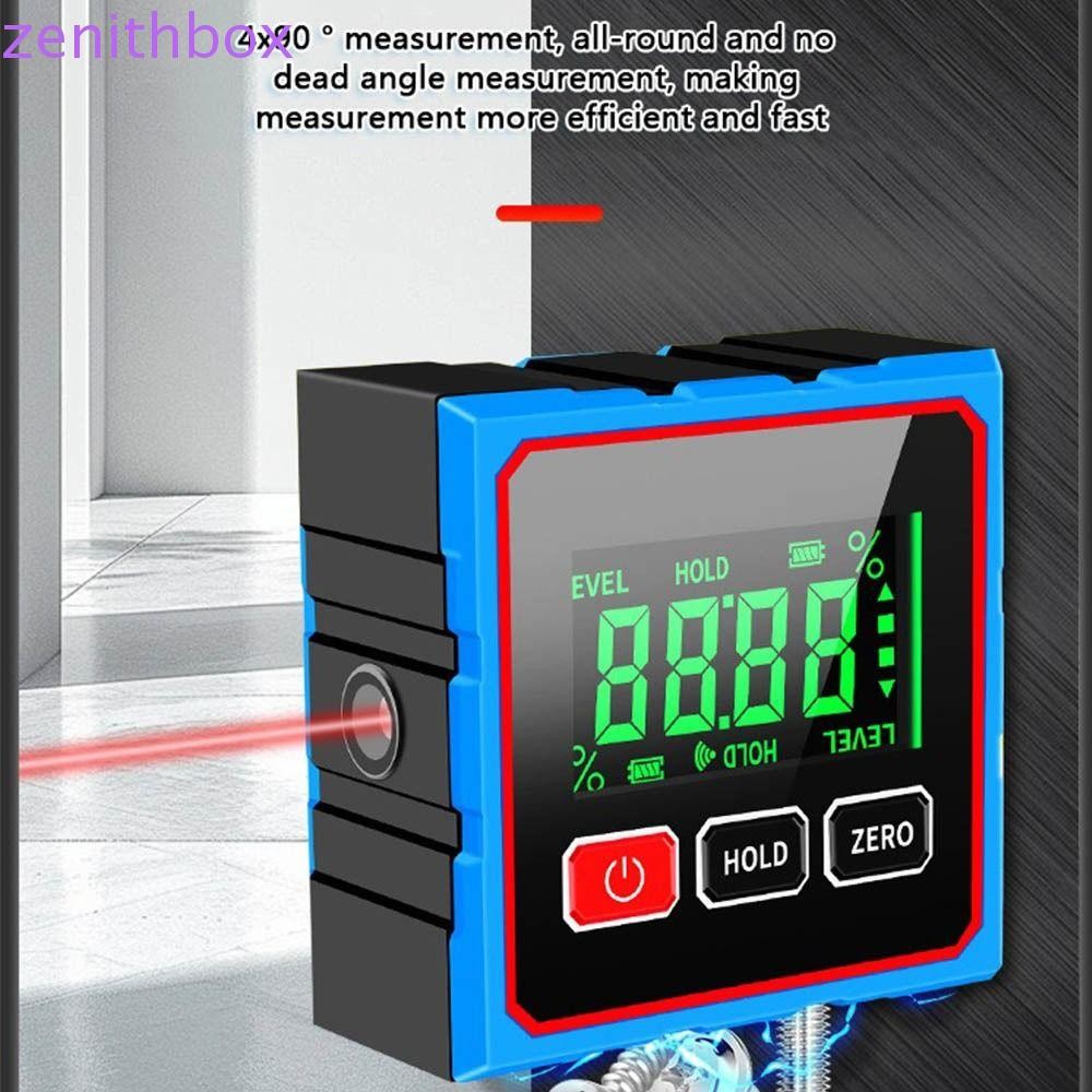 ZENITHBOX Level Protractor Inclinometer, Electronic Dual Cross Digital ...