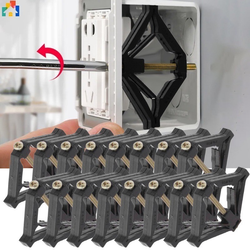 10Pcs 86 Type Switch Socket Box Repair Tool with Screw Plug Switch ...