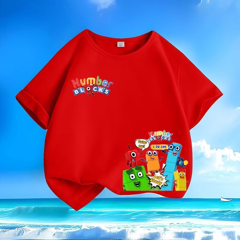 Numberblocks shirt for kids cotton t shirt Numberblocks t shirt ss1 ...