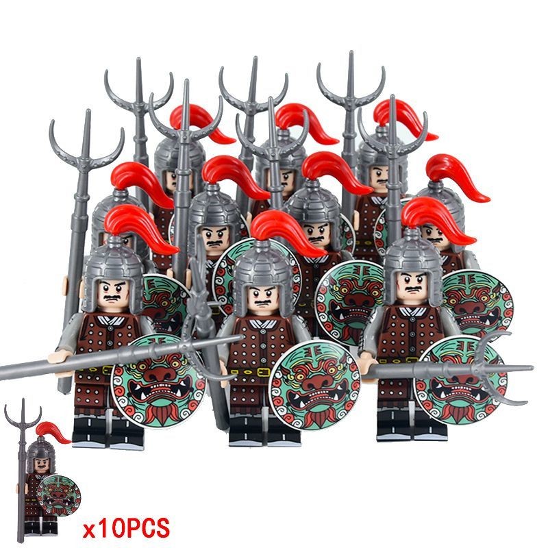 Compatible with Lego Ming Dynasty Minifigures Cavalry Ancient New ...