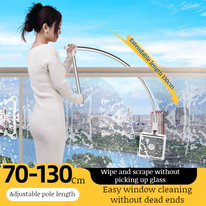 【HOT SALE】[Household Doublesided Window Wiper Cleaner]Wipe Scrape ...