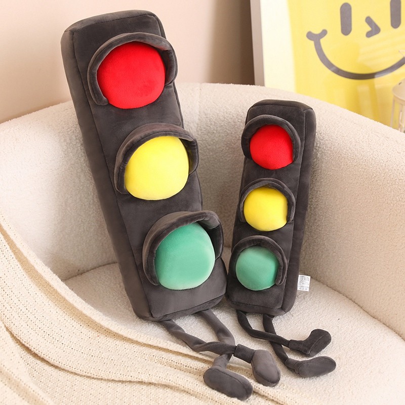 120cm Traffic Light Plush Doll Funny Cartoon Giant Long Light With Legs ...