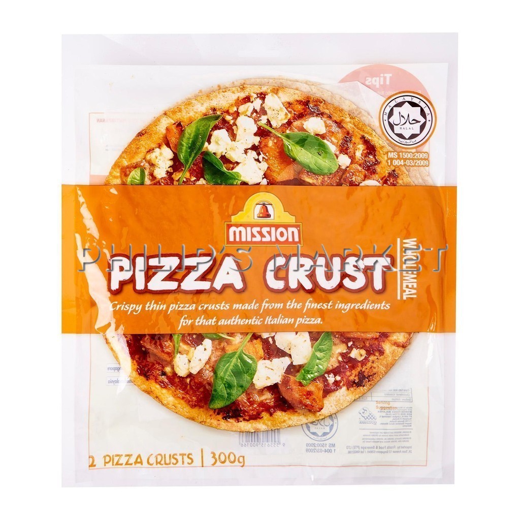 (Expiry 1st Feb 2025) Mission Pizza Crust Wholemeal 400g | Shopee Singapore