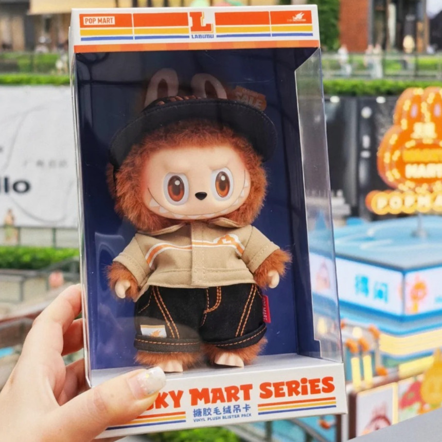 LABUBU THE MONSTERS WACKY MART SERiES Vinyl Plush Blister Pack Cute Bag ...