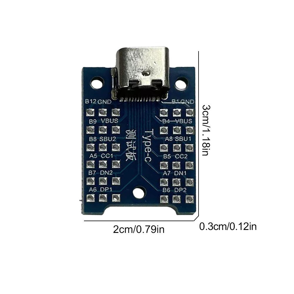 USB Interface USB Type-C Test Charging Board Type-C USB 3.1 Female PCB ...