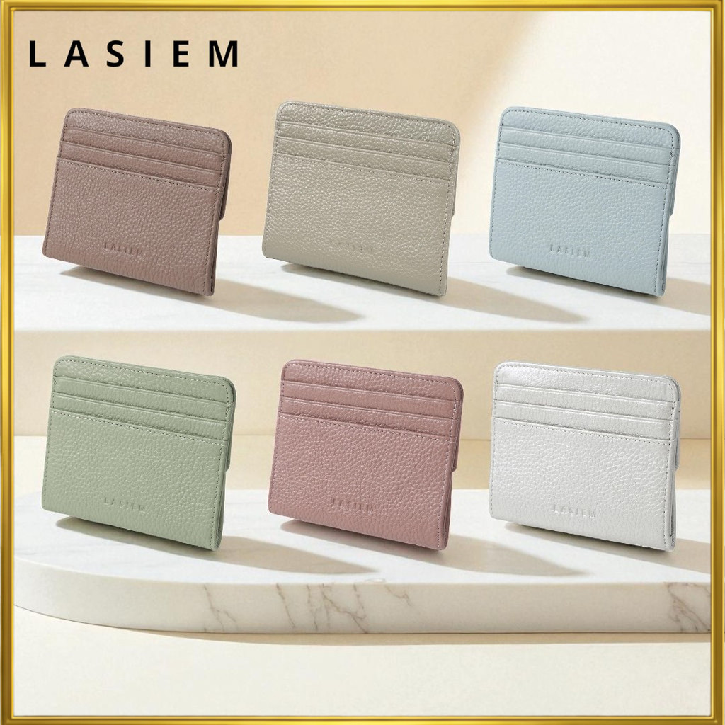 LASIEM Mini Wallet for Women Slim Leather Card Case with Coin Pocket ...