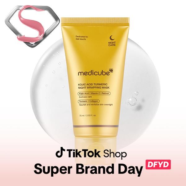 [medicube Official] Kojic Acid Turmeric Night Wrapping Mask | Overnight ...