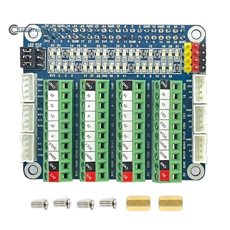 1 Set GPIO Expansion Board for Raspberry Pi LED GPIO Test Board ADC/DCA ...