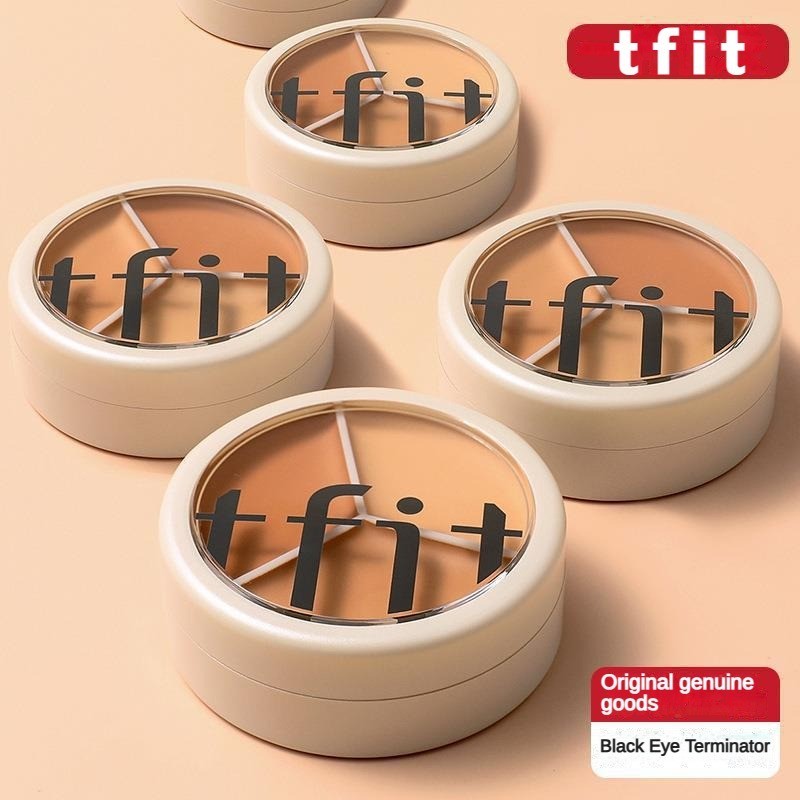 TFIT Tri-Color Concealer Cover Spots Dark Circles Under Eyes Acne Marks ...