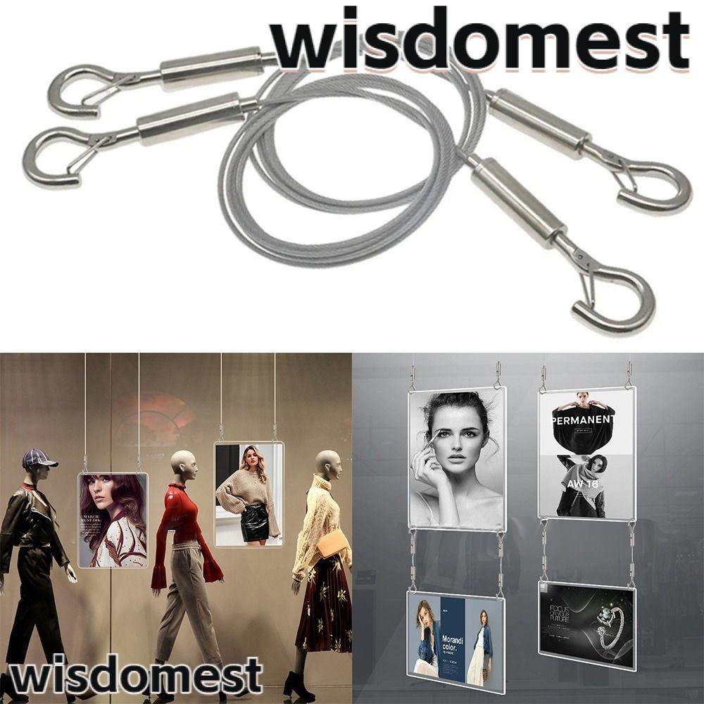 WISDOMEST Stainless Steel Cable, Durable Multifunctional Adjustable ...