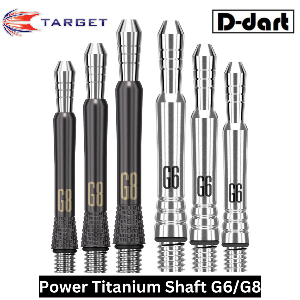 TARGET DART SHAFTS - PHIL TAYLOR POWER TITANIUM G6/G8 SHAFTS DART SHAFT ...