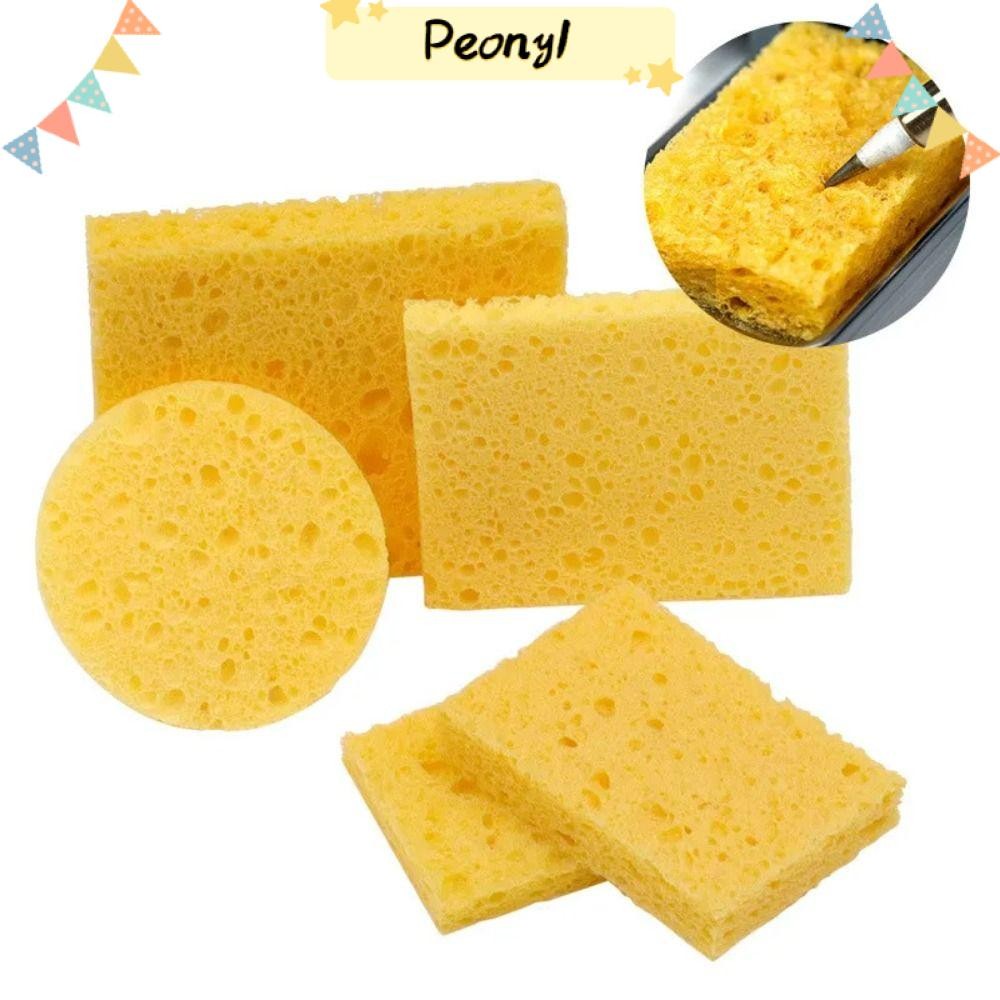 PDONY 5PCS/Set Soldering Iron Head Clean Cotton, Sponge Rectangular ...