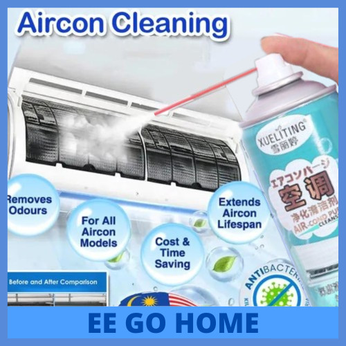 Aircond Cleaner Spray 480ml Air Conditioner Cleaner for Air Con Dust ...