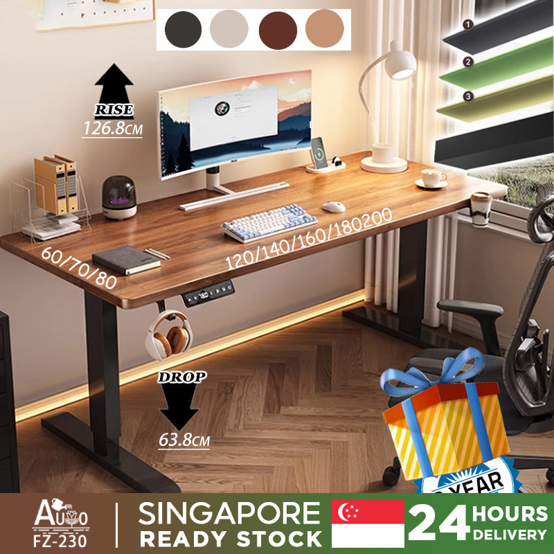 FZ-230 Computer Table Study Table Adjustable Standing Desk Memory ...
