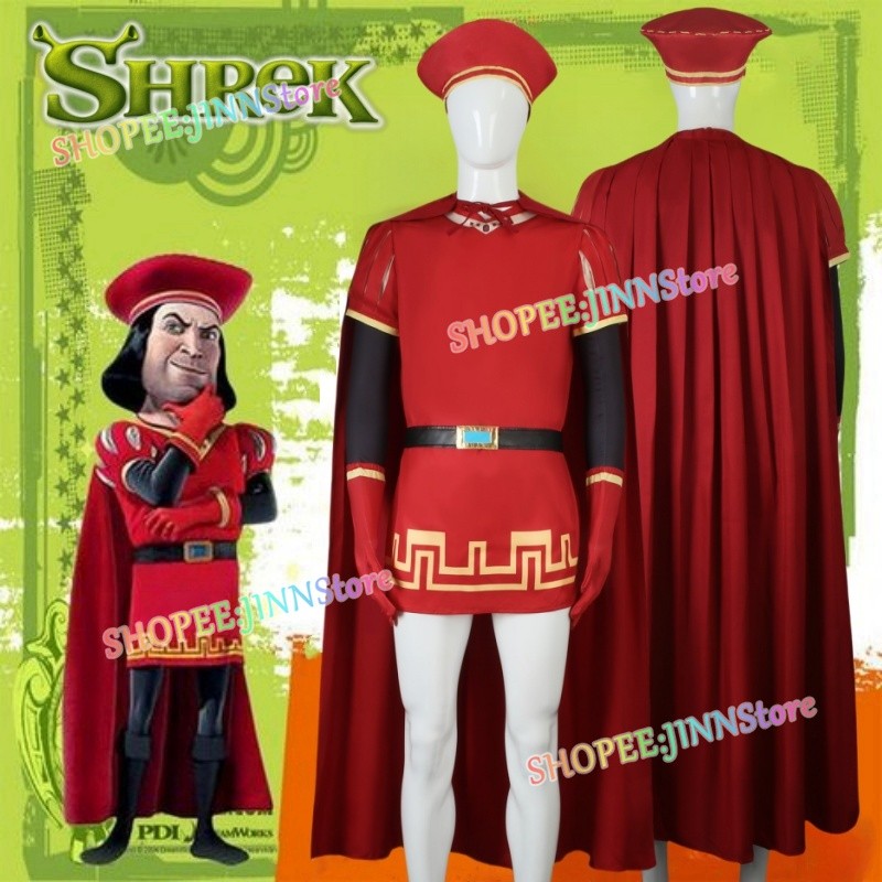 - JINN - Shrek Lord Farquaad Cosplay Costume Lord Farquaad Medieval ...