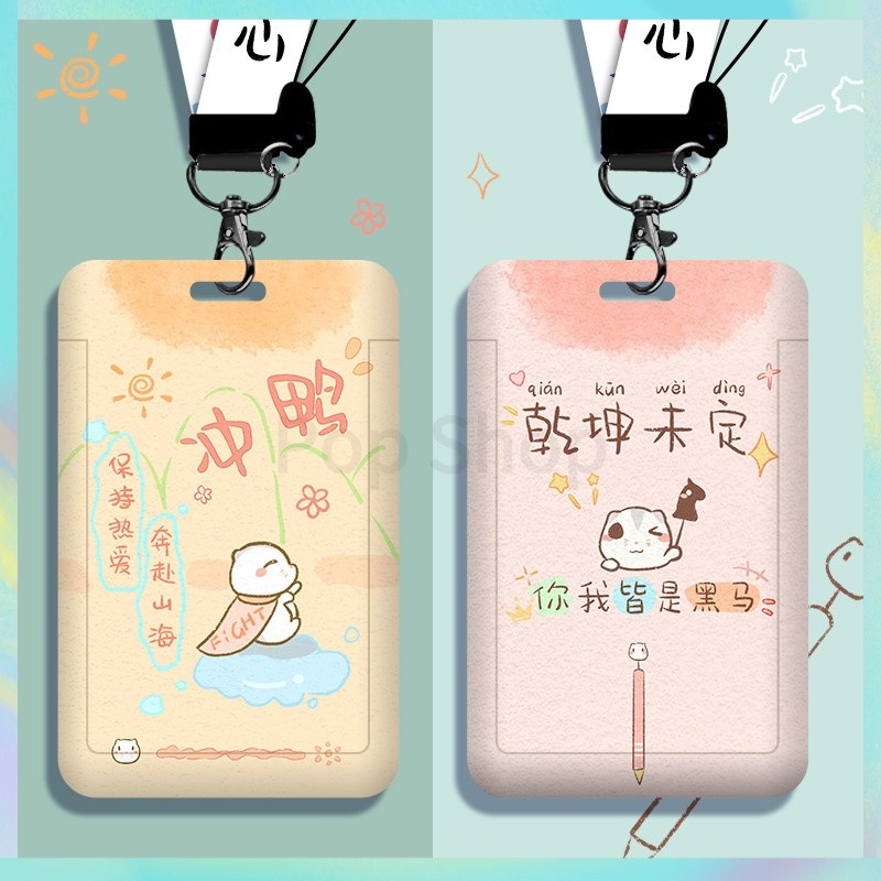 POP Card Holder Holder Name Tag Holder Student ID Lanyard Student ID ...