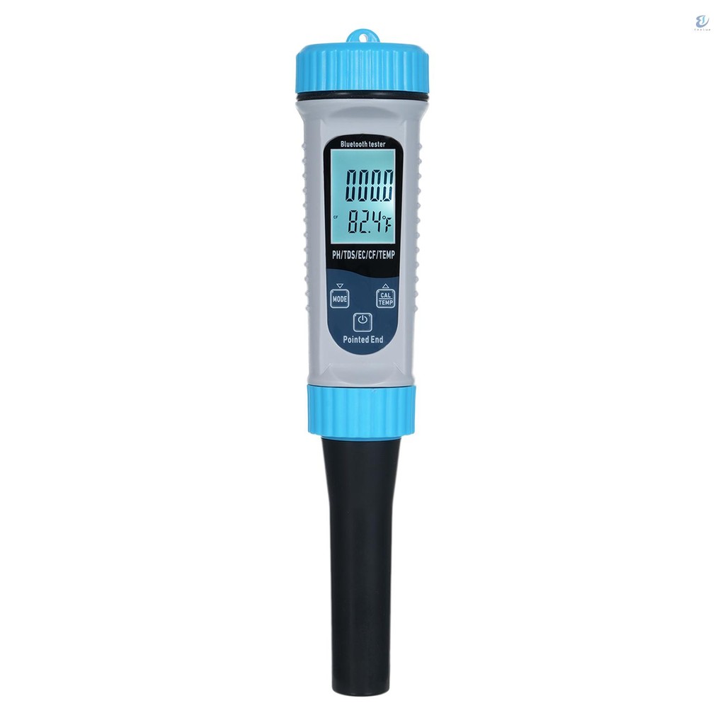 5-in-1 pH Meter with BT High Accuracy Measurement of pH/TDS/EC/CF/Temp ...