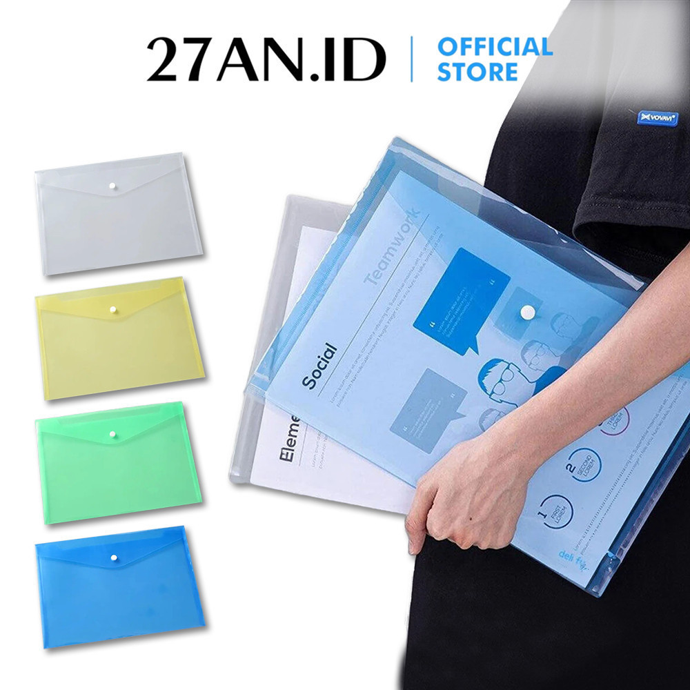 WEISON - PLASTIC MAP 1 BUTTON FOLIO H646 COLOR PLASTIC MAP ONE BUTTON ...