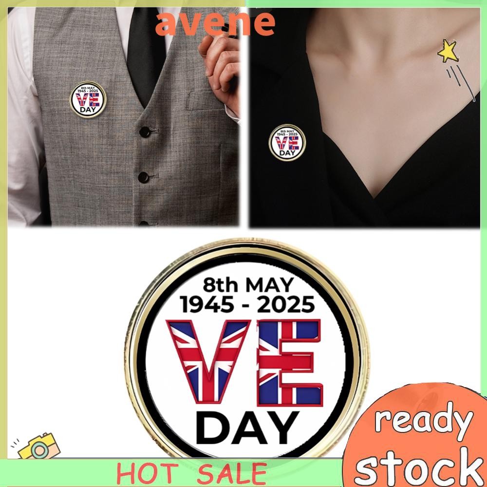 VE Day 80th Anniversary 1945-2025 Lapel Pin Badges 8th May VE Day ...