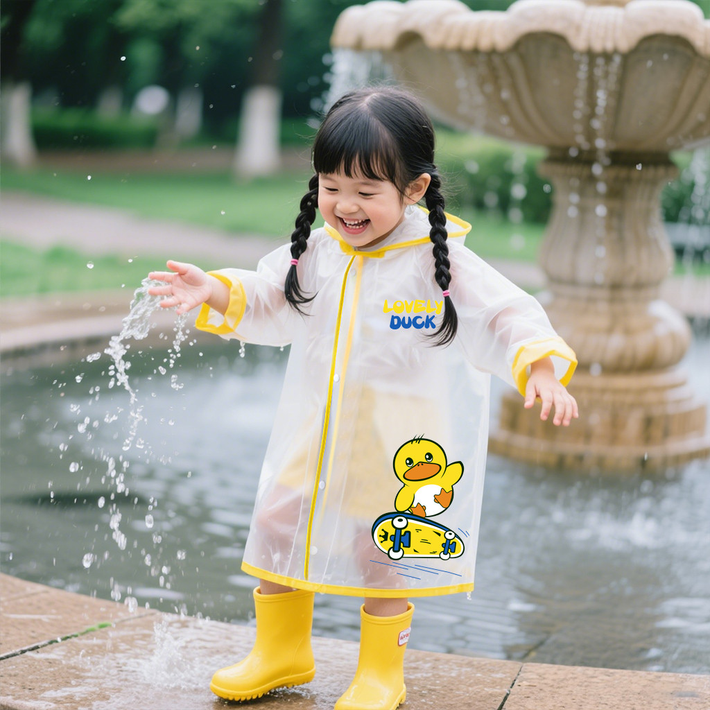Girls Dedicated Kindergarten Portable Lightweight Boys Poncho ...