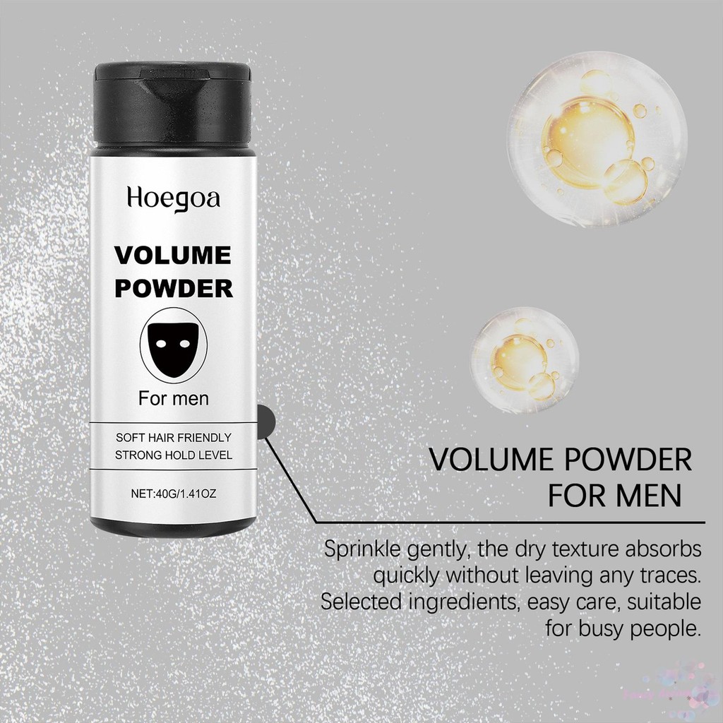 40g Oil Control Volumizing Hair Powder Dry Shampoo Alternative ...