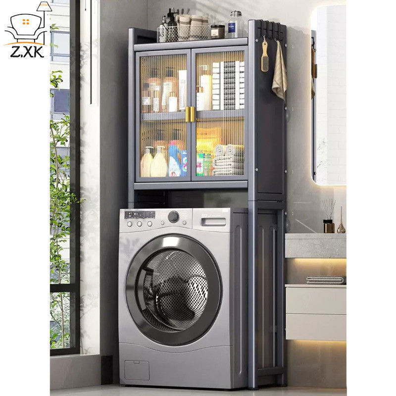 Washing Machine Rack Toilet Rack Bathroom Shelf Bathroom Storage ...