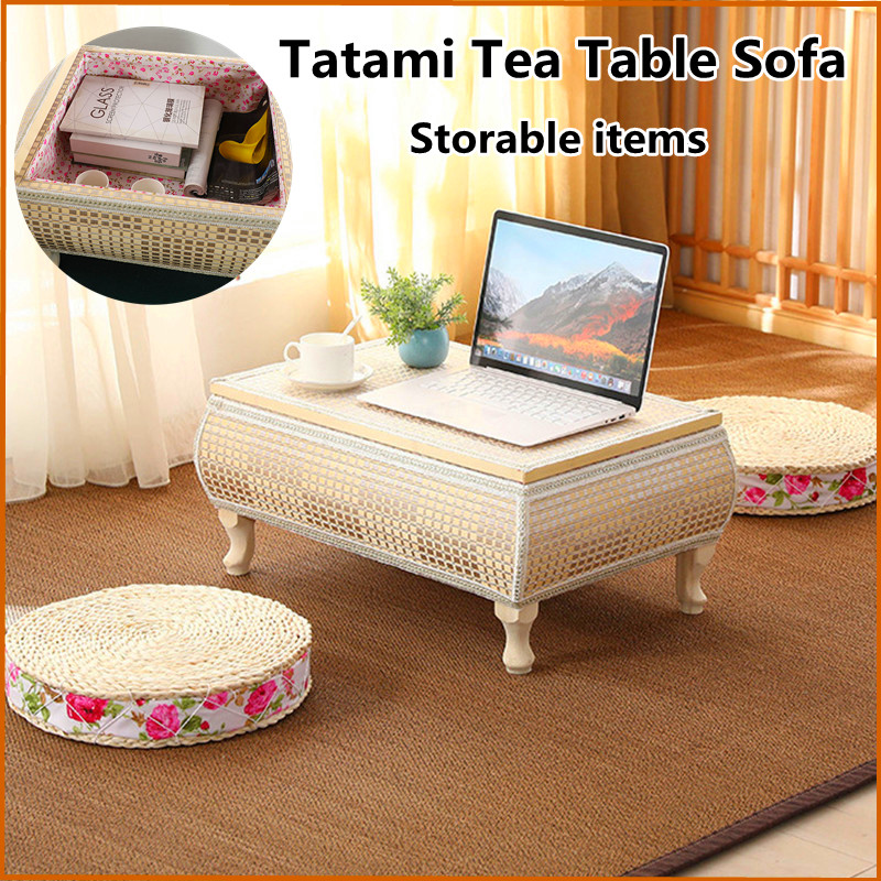 Tatami Tea Table Sofa and Tea Foldable Table Japanese Style Tatami ...