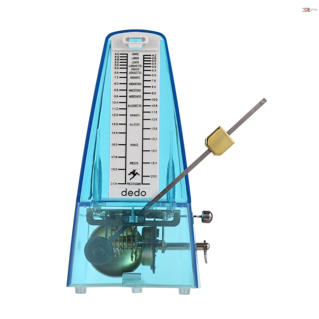 Transparent Mechanical Metronome with Bell Universal Wind up Metronome ...