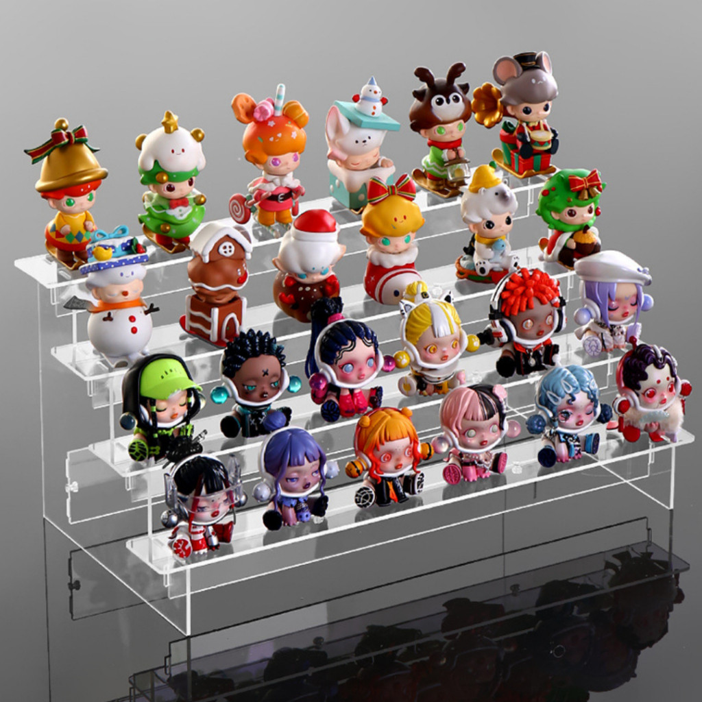 3/5 Layers Acrylic Display Stand,Clear Display Riser Rack for Cupcake ...