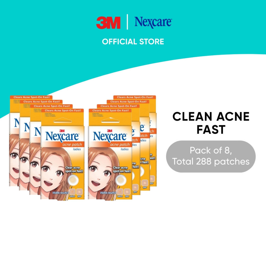 3M™ Nexcare™ Acne Patch Ladies, Bundle Pack, 36 pcs/pack, 12 mm, For ...