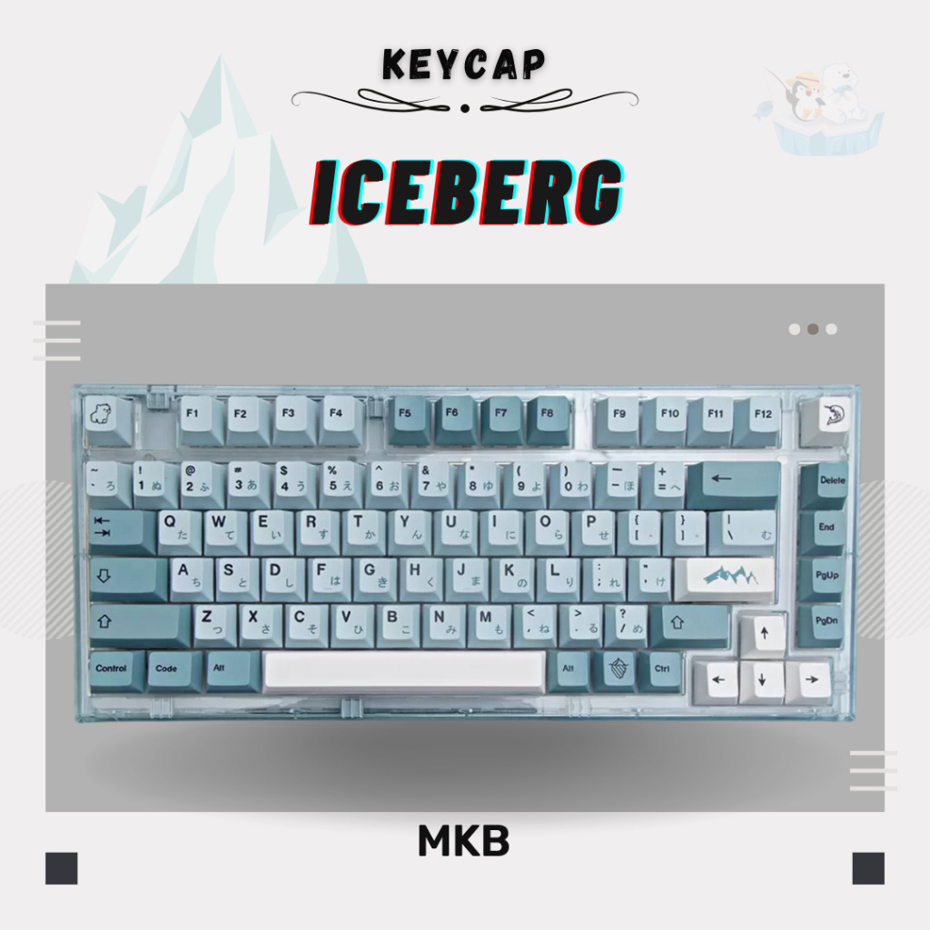 [READY STOCK] Iceberg PBT Keycap Set for Mechanical Keyboard | Shopee ...