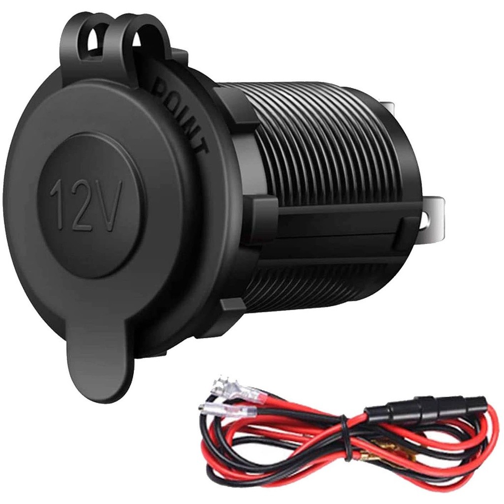 12 Volt Lighter Socket Car Automotive Marine ATV Truck RV Boats Lighter ...