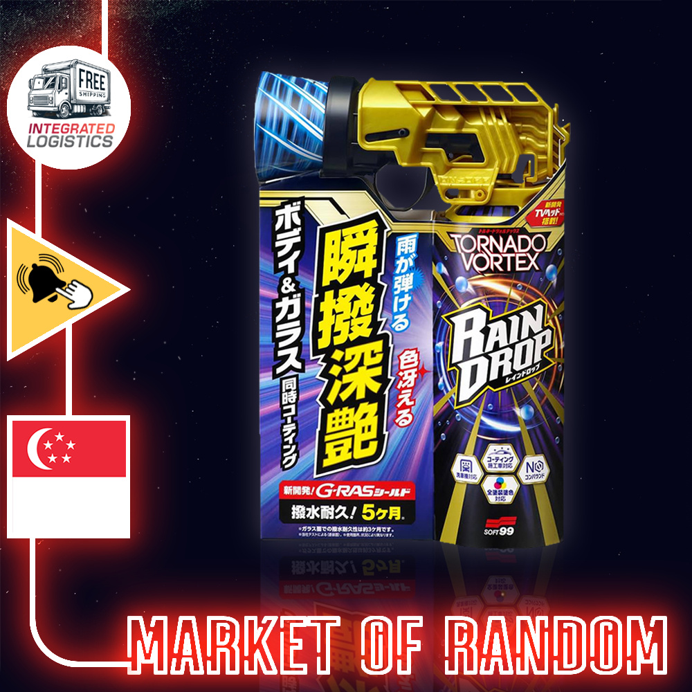 🇯🇵JAPAN IMPORTS🇸🇬 Soft99 Rain Drop Bazooka Tornado Vortex Car Coating Glass Coating Rain ...