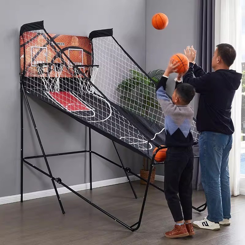 Indoor Electronic Basketball Hoop with Auto Scoring - Home Arcade ...