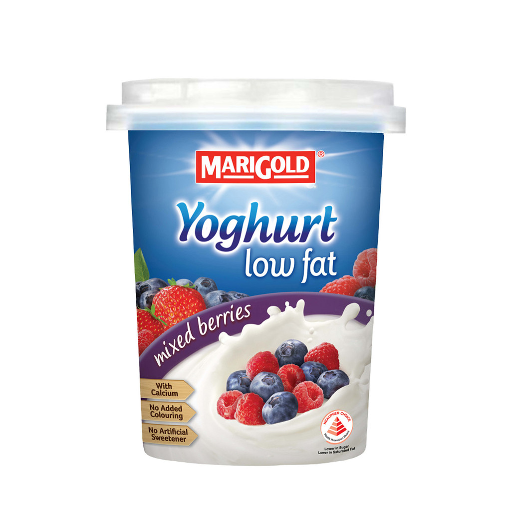 Marigold Low Fat Yoghurt Mix Berry 130g | Shopee Singapore