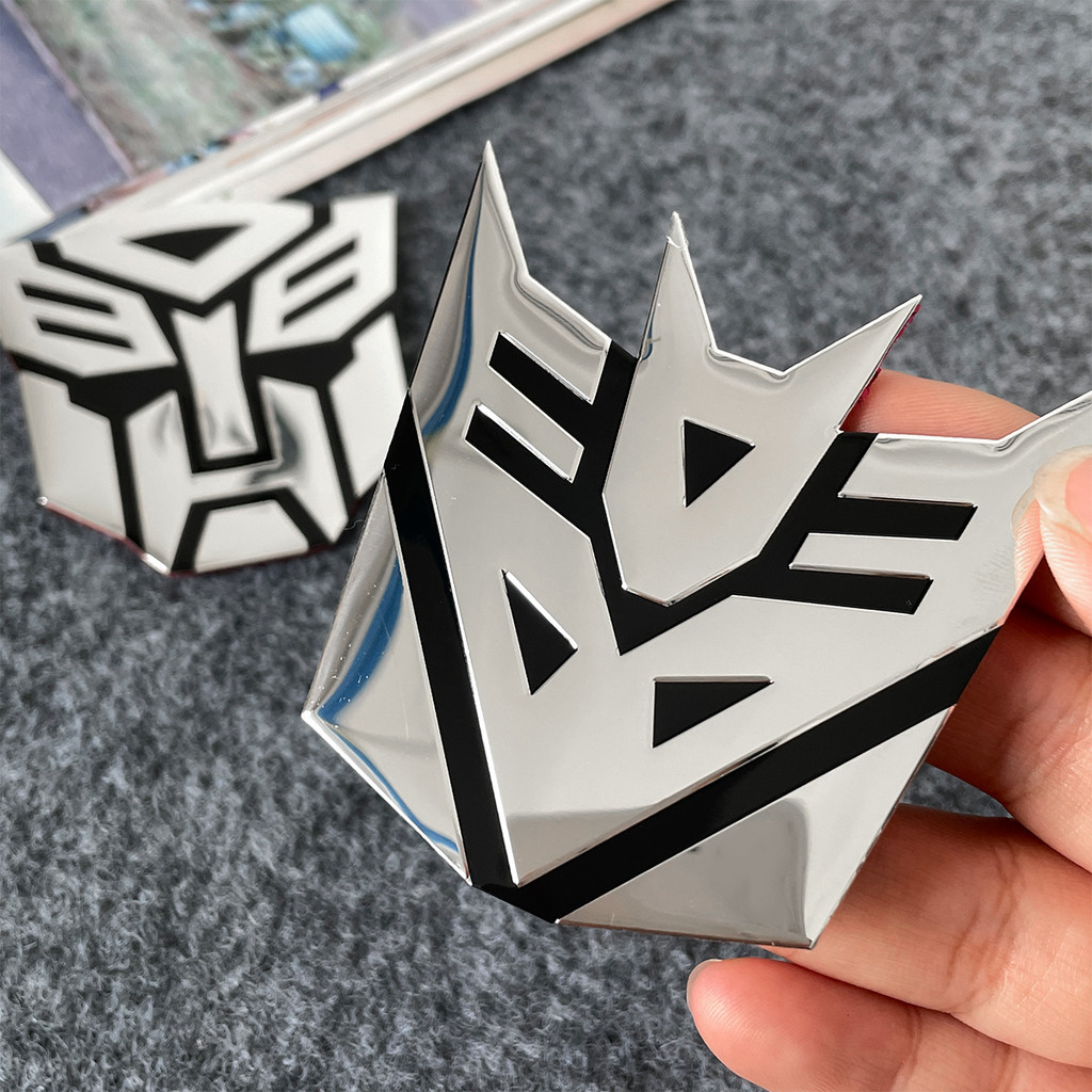 Transformers Autobots 3D Metal Aluminum Sticker Auto Body Side Fender ...
