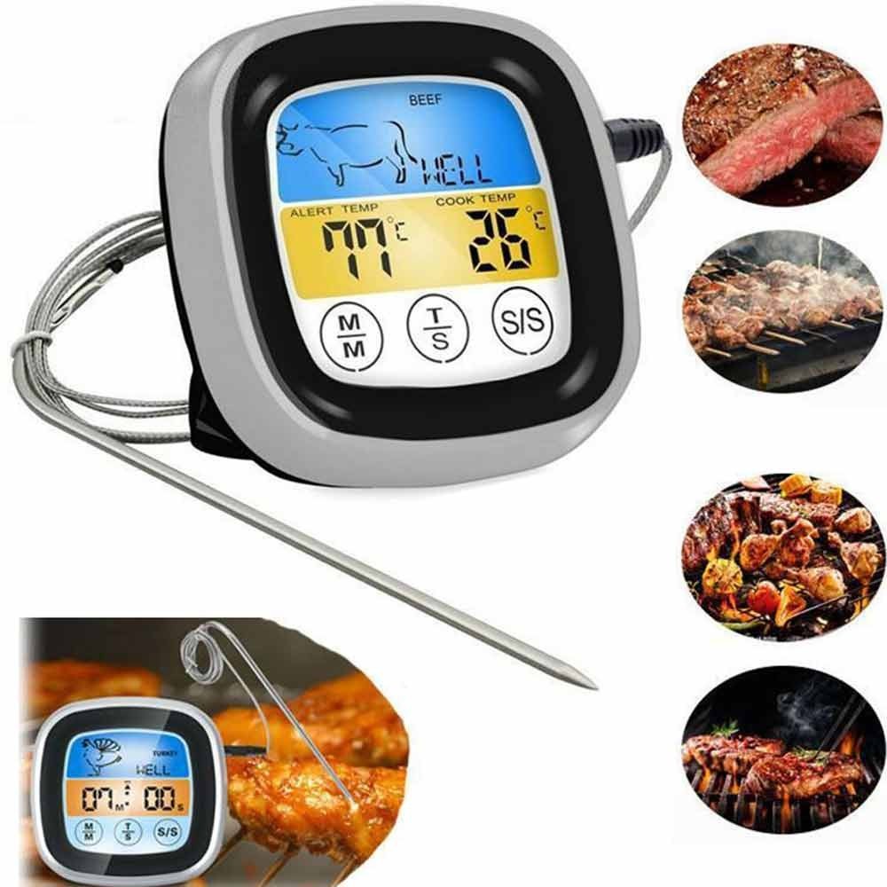 Digital Food Thermometer Probe Cooking Meat Kitchen Temperature BBQ ...