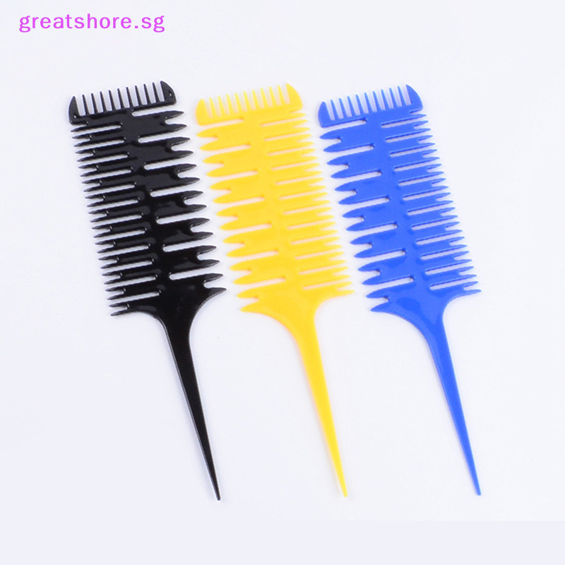 greatshore 1pcs Professional Hair Dyeing Comb Weaving Hair Brush ...