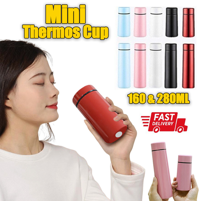 🔥3 Day Delivery🔥Mini Thermos 304 Stainless Small Thermal Flask Pocket ...