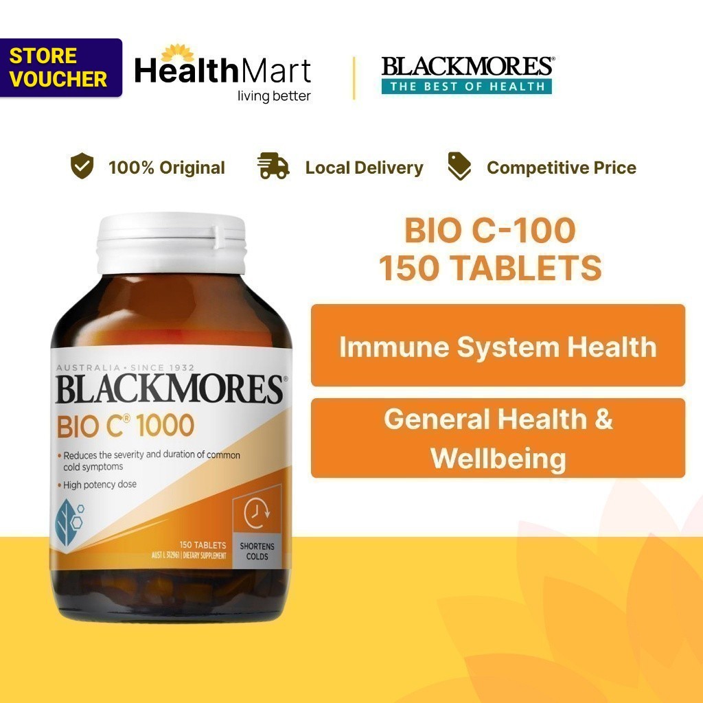 [SG] Blackmores Bio C 1000, 150 Tablets (Immune Support, Antioxidant ...