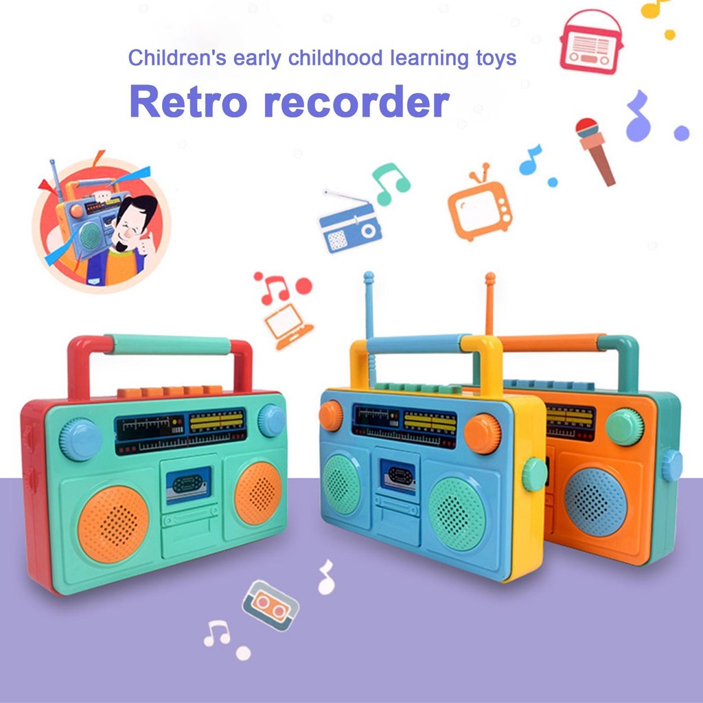 Radio Music Toys for kids Music Box Record Player Kids Music Toys ...