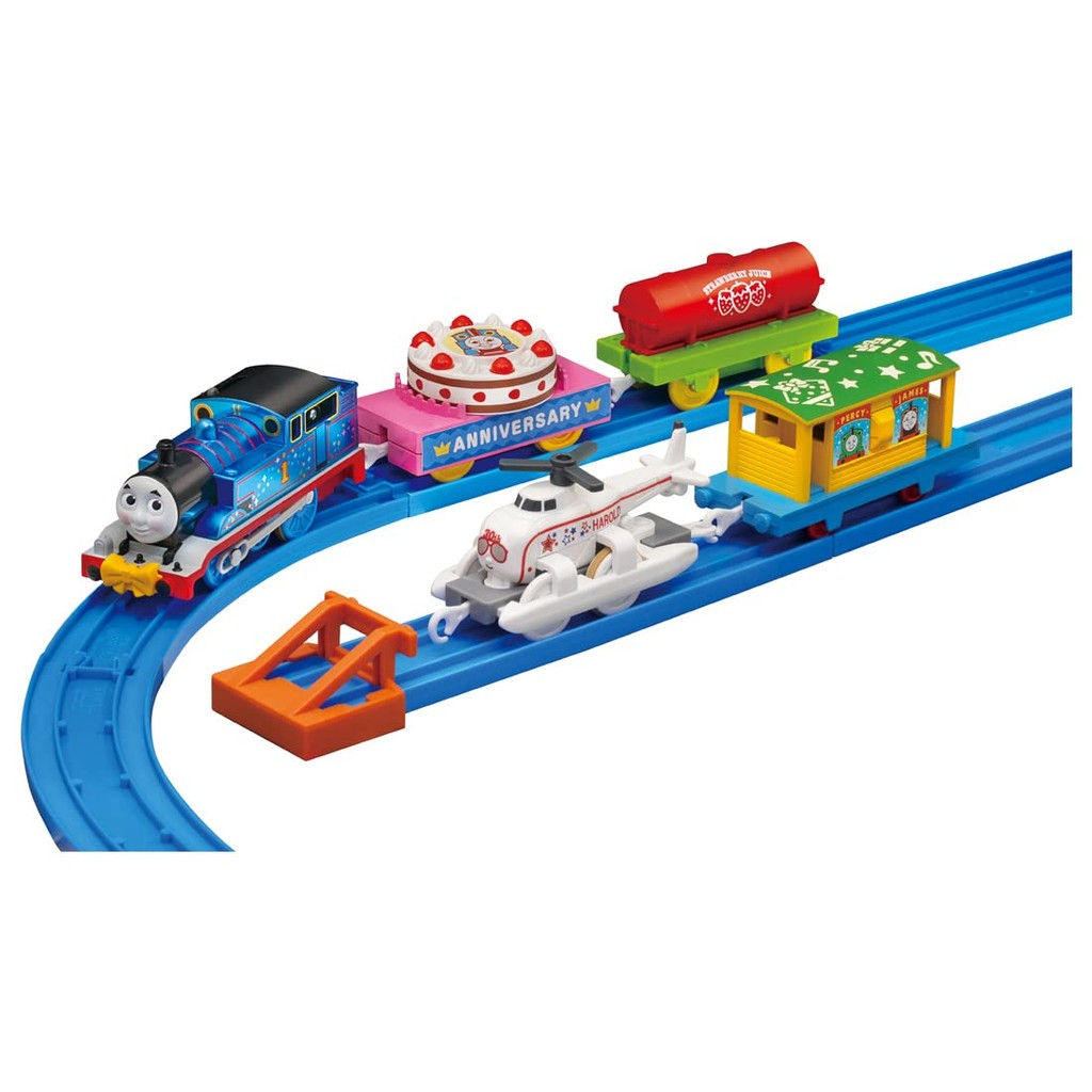 Takara Tomy Plarail Thomas 30th Anniversary Glitter Thomas and Harold ...