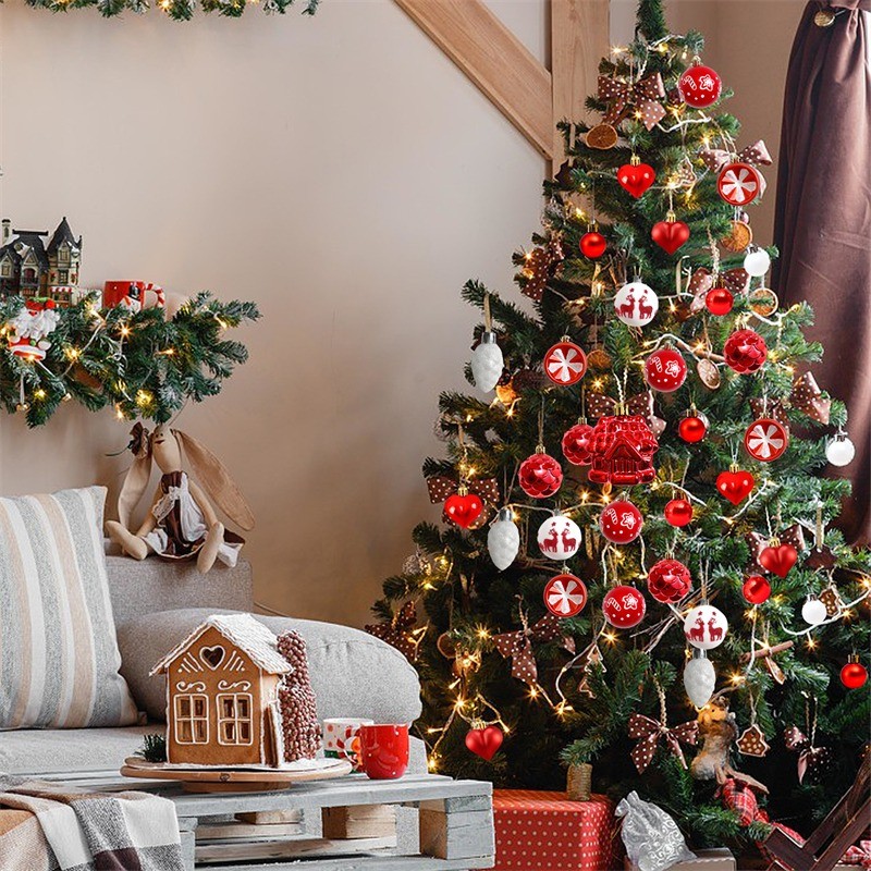 Christmas Tree Balls 44pcs 6cm Big Christmas Ball Multicolor Ball ...