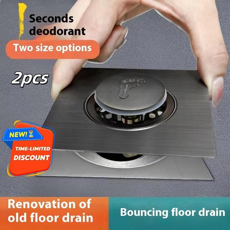 Universal Toilet Drain Cover: Insect-Repellent and Anti-Odor Sealed ...