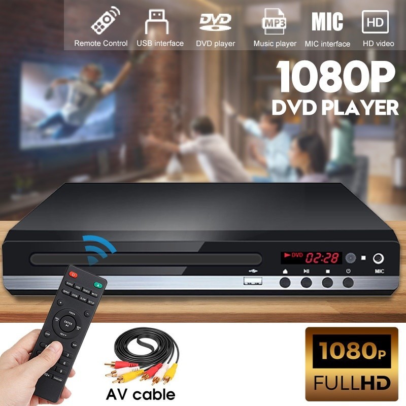 Full HD 1080P Home DVD Player Multimedia Digital TV Disc Player Support ...