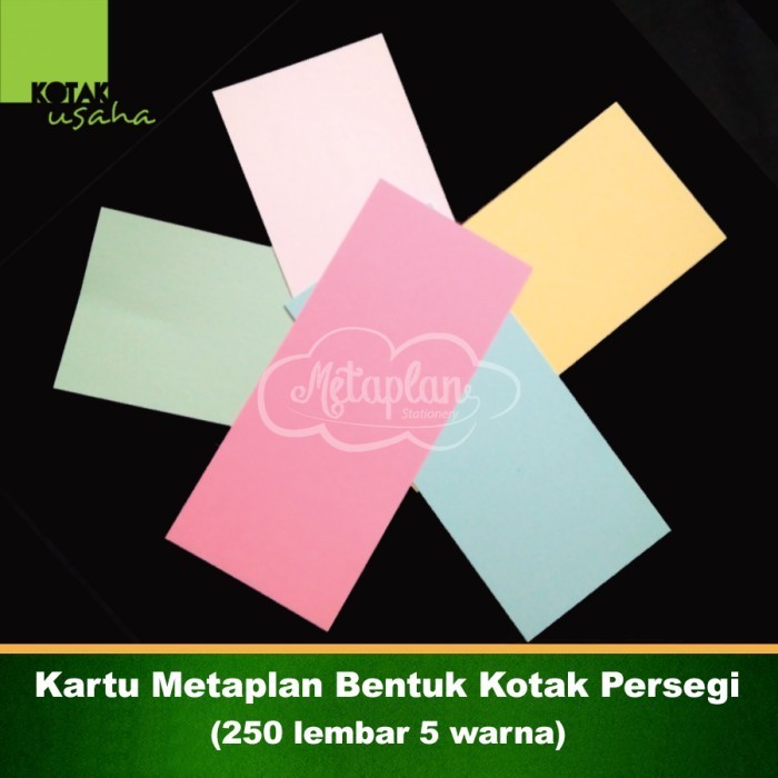 -Square Metaplan Cards (250 sheets 5 RNA) | Shopee Singapore