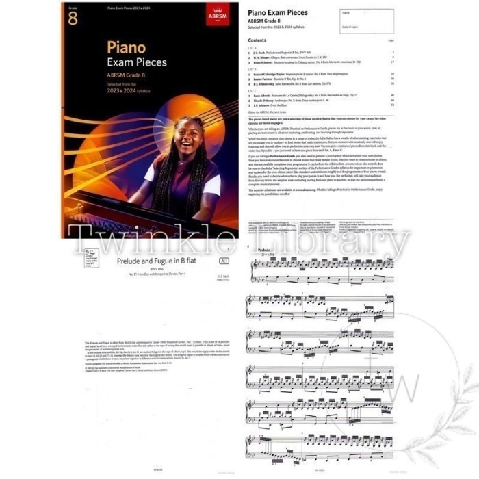 Physical Book [2023 & 2024] ABRSM Piano Exam Pieces 2023 & 2024 ...