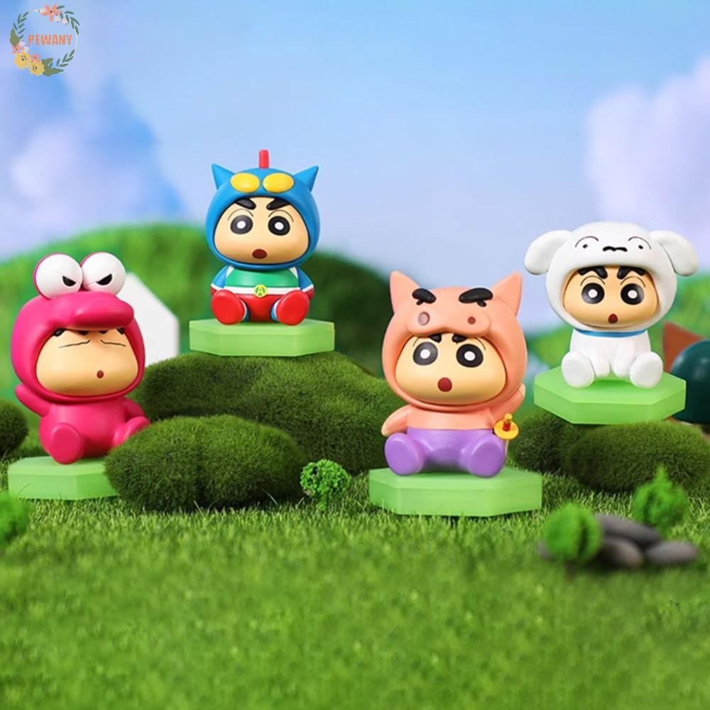 PEWANYMX Crayon Shin-chan Figure Toy, Transformation Doll Shin Chan ...