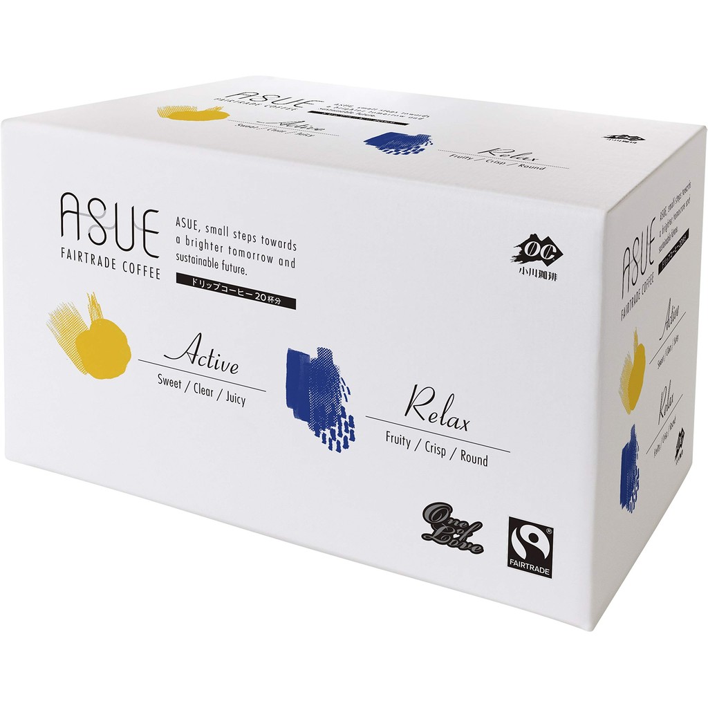 Ogawa Coffee ASUE Fairtrade Coffee Drip Coffee 8g x 20 bags Regular ...